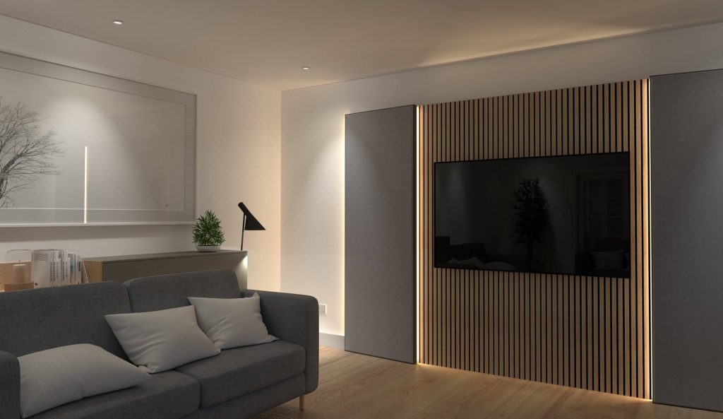 Media Wall Installation - Sound Advice